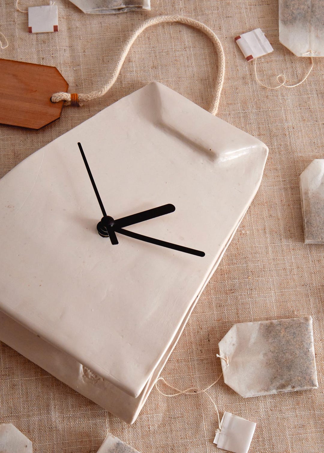 Handmade and Customizable Eco Resin Tea Bag Clock \ Gift for Tea Lovers ...
