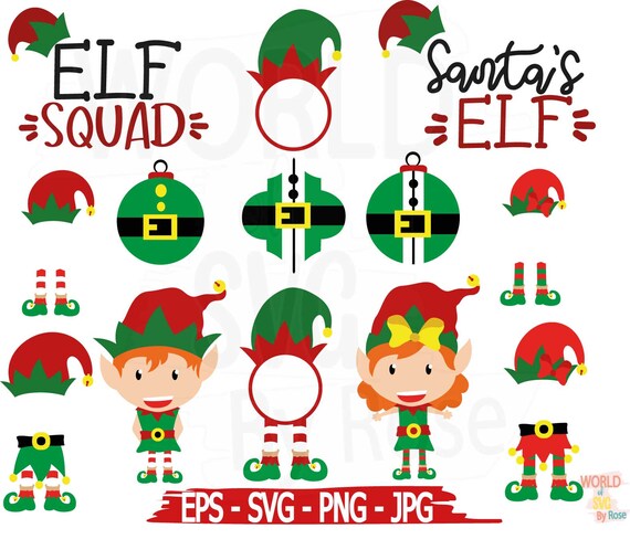 Bundle Elfs Svg for Cricut Christmas Elf Svg Files Elf | Etsy