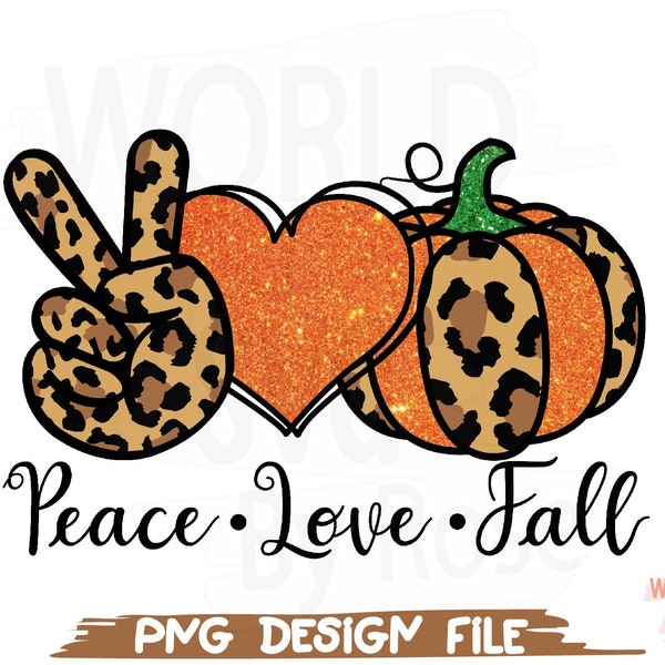 Peace Love Fall - Etsy