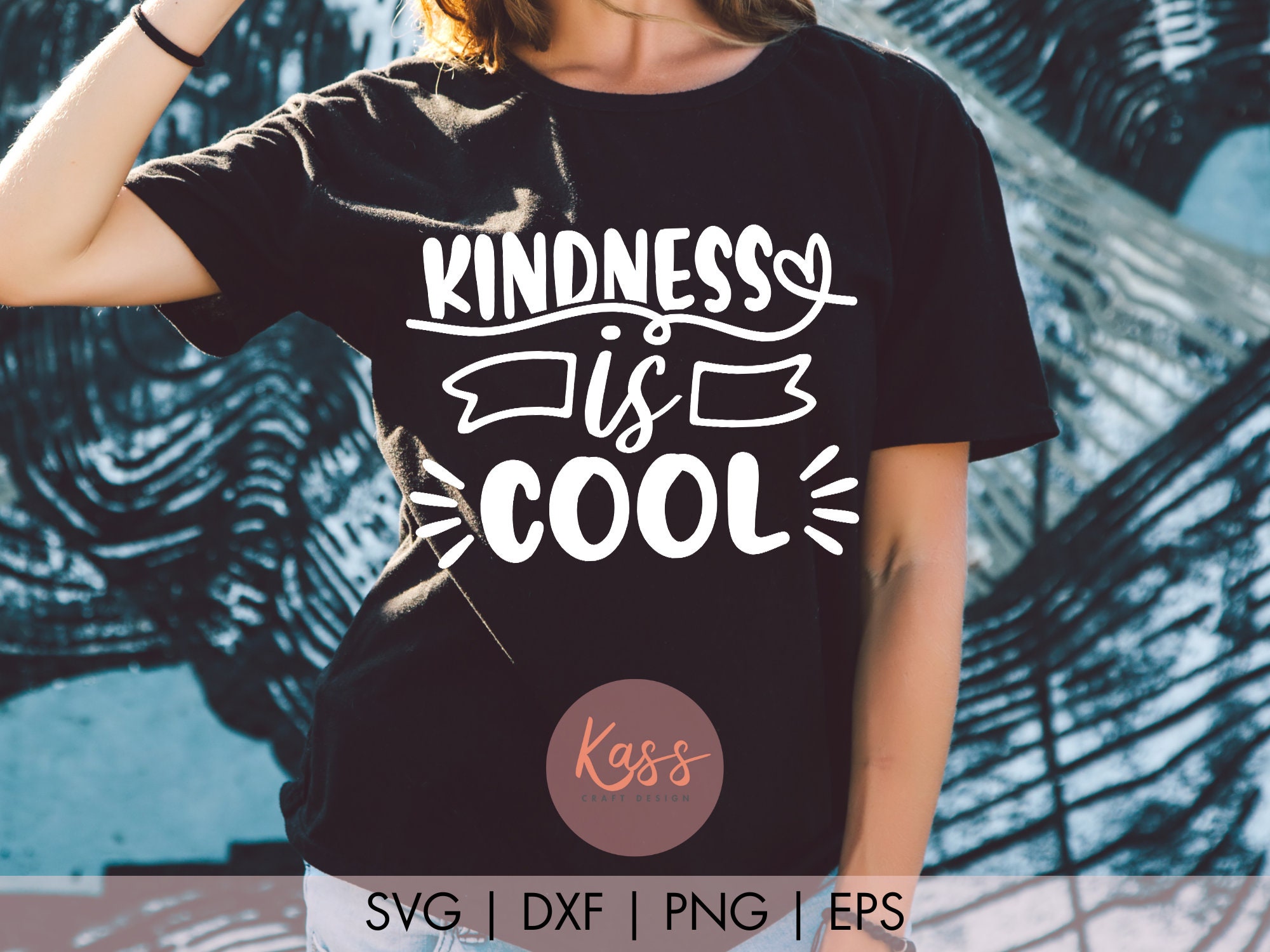 Kindness is Cool SVG, Positive SVG, Kindness SVG, Inspirational Svg ...