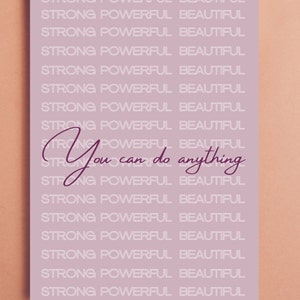 Set of 8 Mini Art Prints. Print Set Positivity. Inspiration Postcard ...