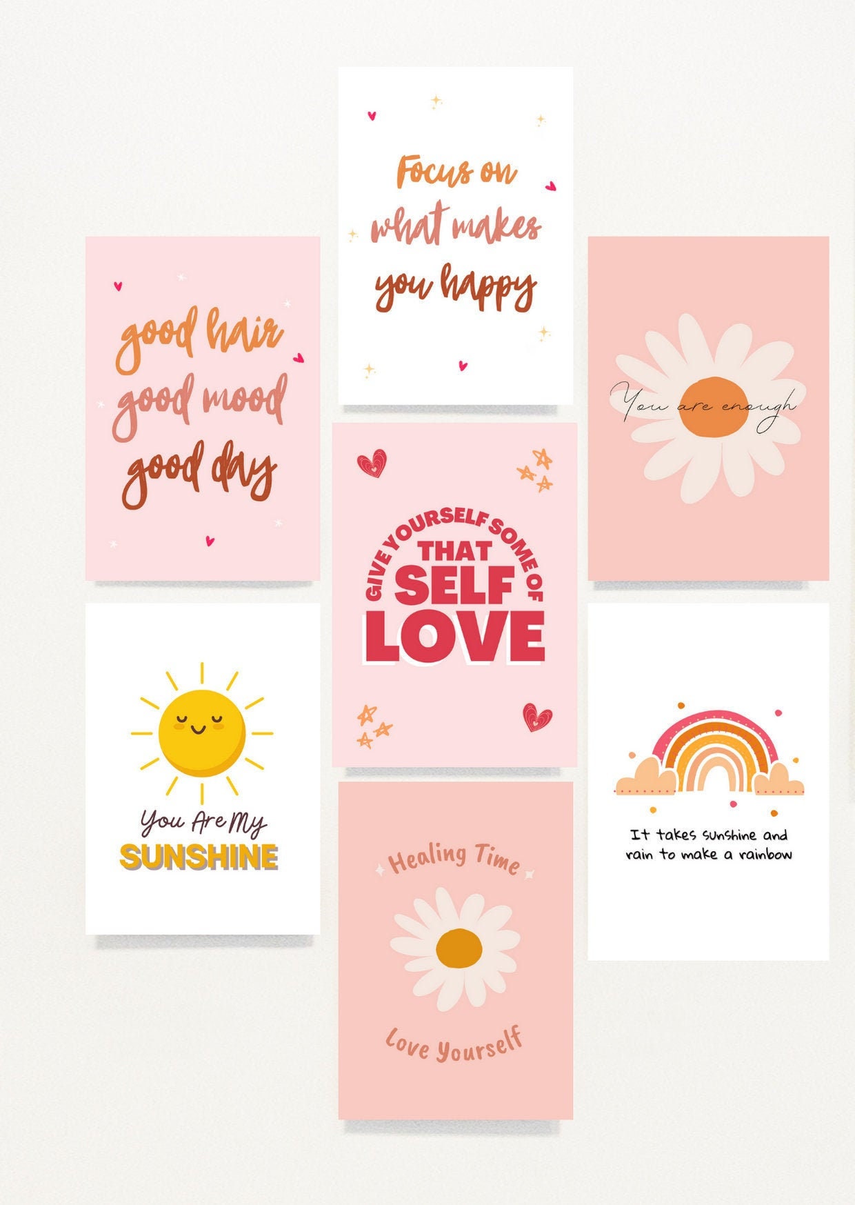 Stationery Paper & Party Supplies Paper Quote Postcards Self Love ...