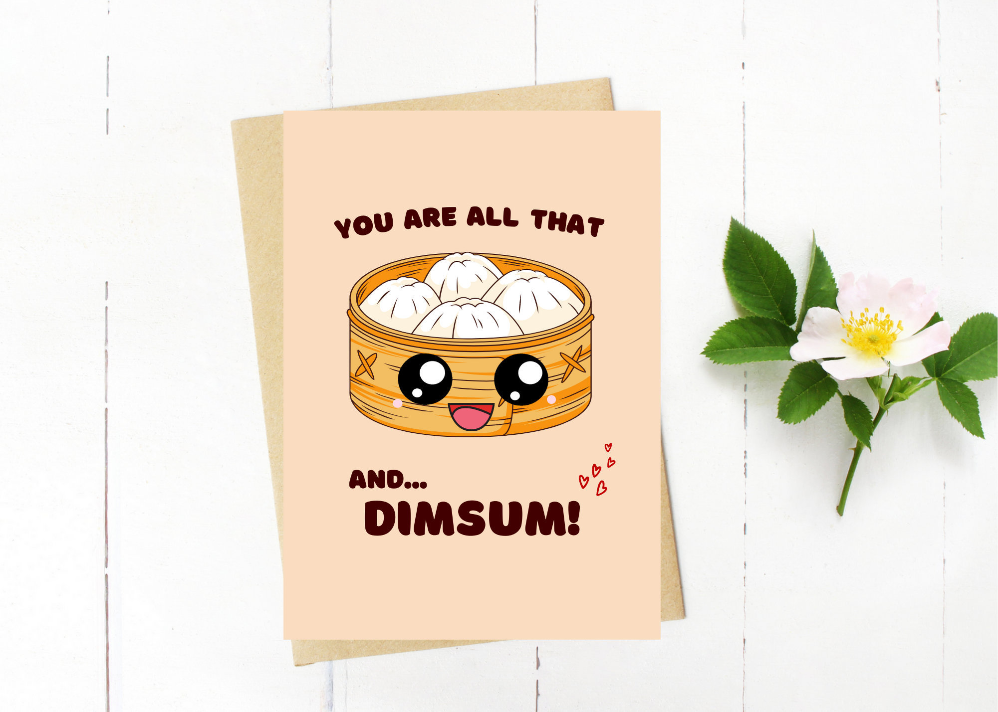 ALL THAT-DIMSUM Greeting Card-thank You Card-i'm Grateful Cards ...