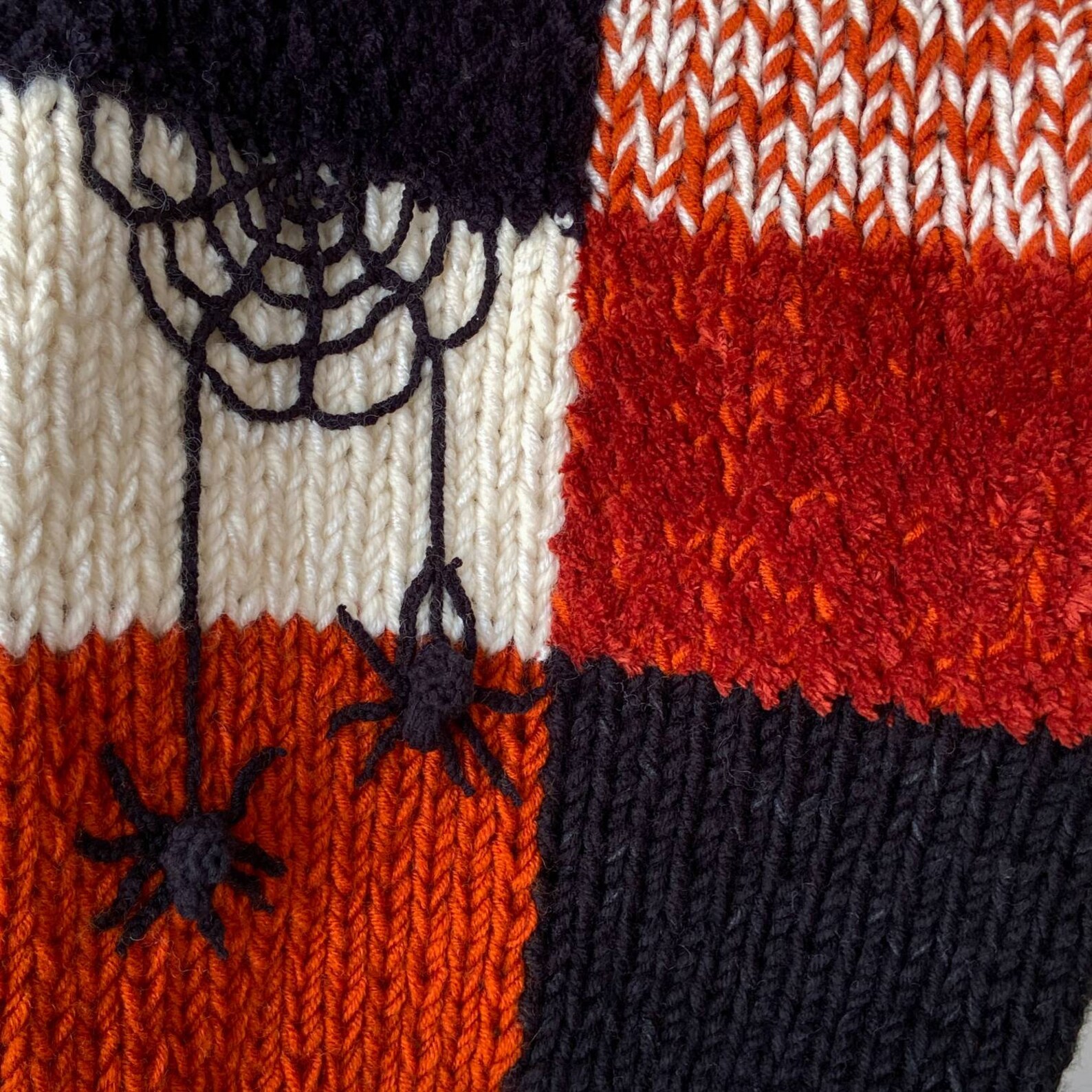 Halloween Spider Patchwork Cardigan special Edition - Etsy