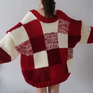Red Velvet Thinner Patchwork Cardigan | I Feel so Cool Custom Orders - Etsy