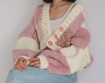 Thinner Patchwork Cardigan I Feel so Cool Custom Orders - Etsy