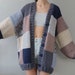 Hazy Clouds Thinner Patchwork Cardigan I Feel so Cool Custom Orders - Etsy