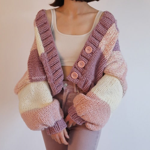 Thinner Patchwork Cardigan I Feel so Cool Custom Orders - Etsy