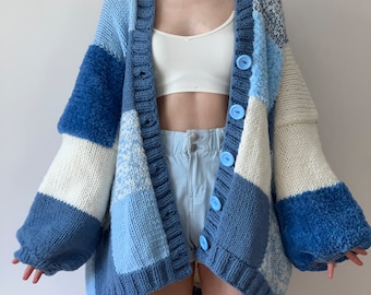 Red Velvet Thinner Patchwork Cardigan I Feel so Cool Custom Orders - Etsy