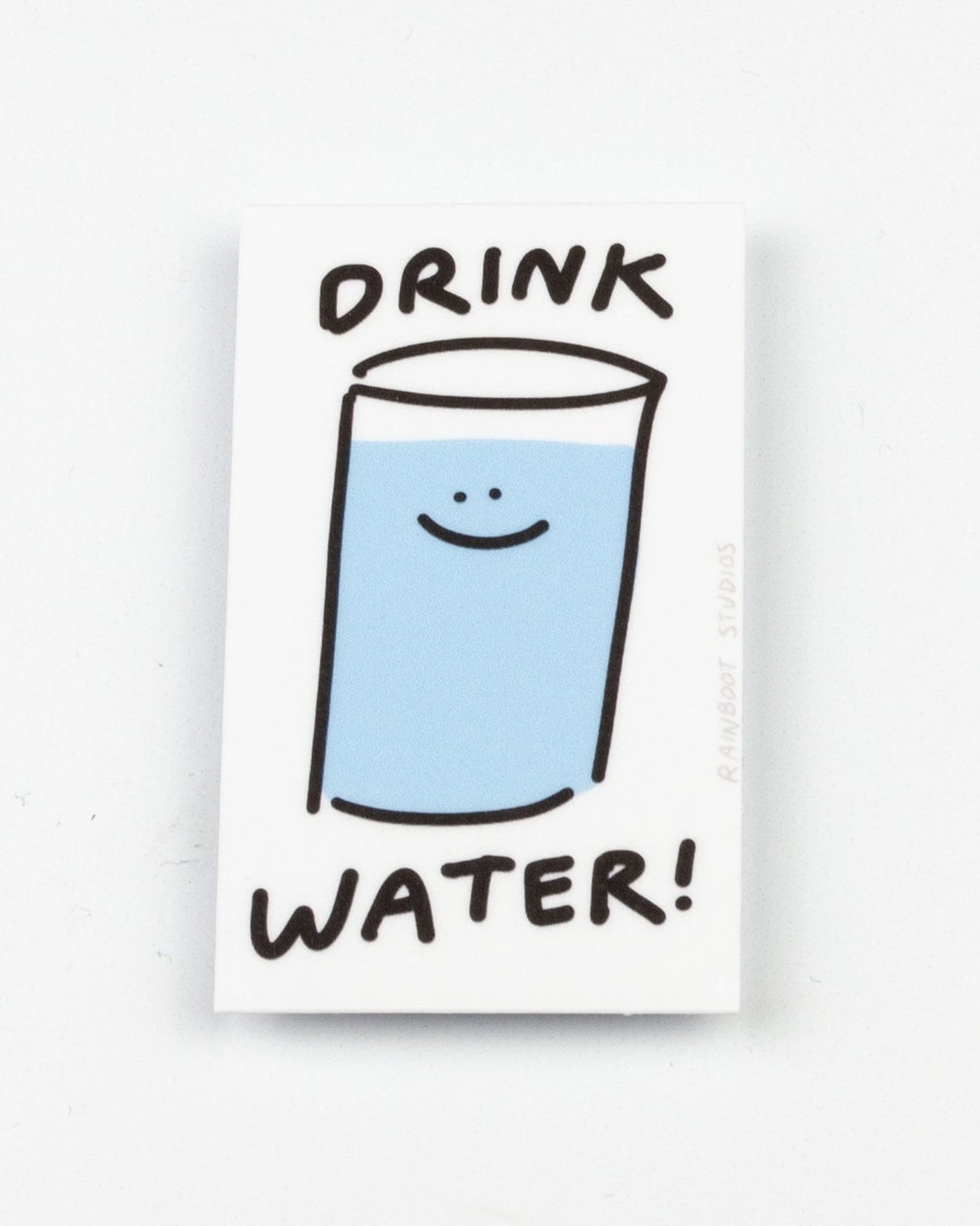 Drink Water Reminder Sticker - Glossy Vinyl Sticker for Water Bottle ...
