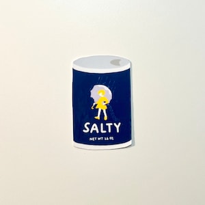Cute Food Sticker | Salty | Ketchup | Peanut Butter | Mayo - Glossy ...