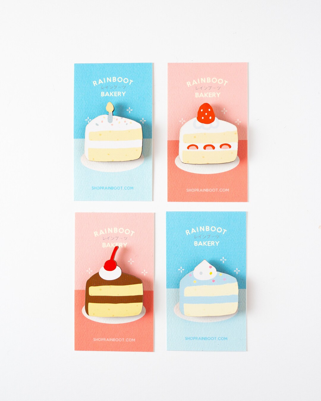 Wooden Cake Magnet Set Fancy Cake Accessory Cake Gift Small Cute Gift ...