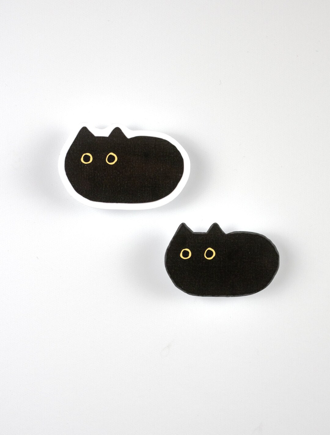Black Cat Loaf Sticker Cute Black Cat Sticker Cute Cat - Etsy