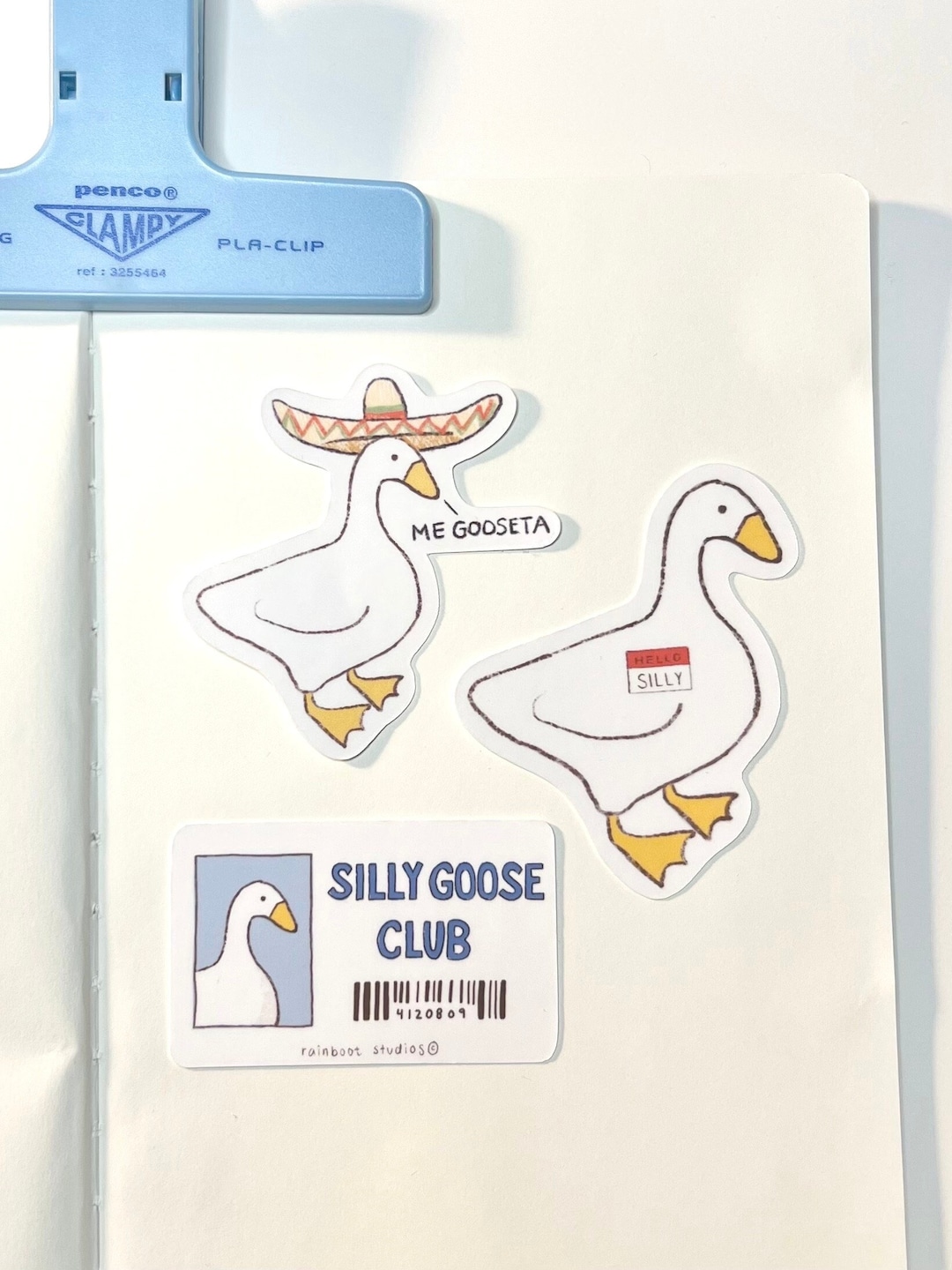 Silly Goose Club Card | Hello I'm Silly Goose | Me Gooseta Sticker ...