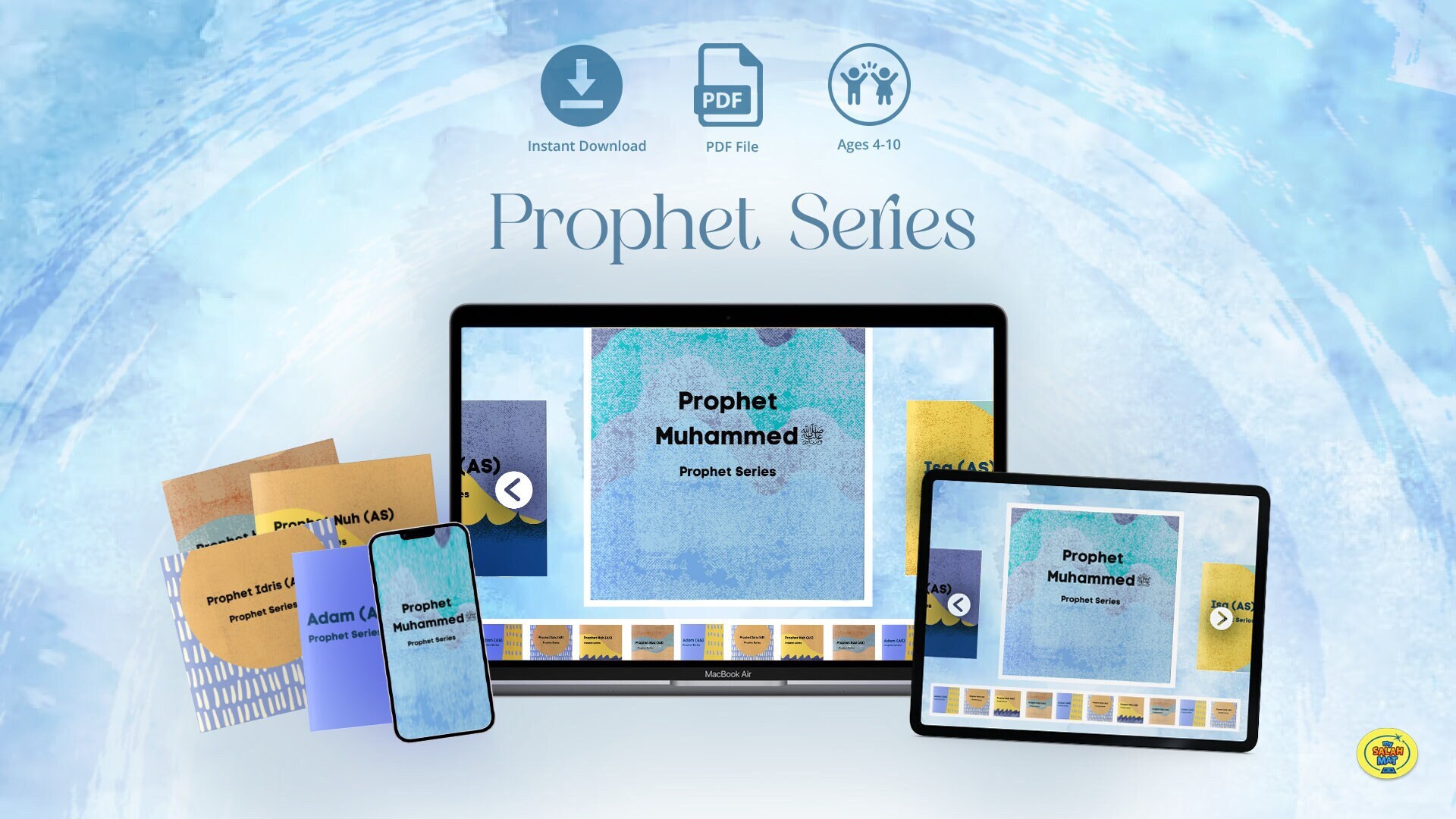 25 Prophets of Islam Educational Islamic Downloads Instant Digital ...
