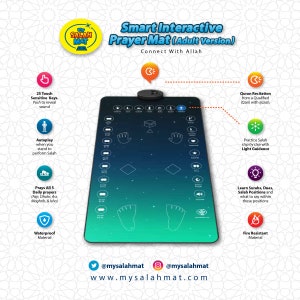 Adult Prayer Mat Smart Prayer Mat Educational Tool Learn to Pray ...