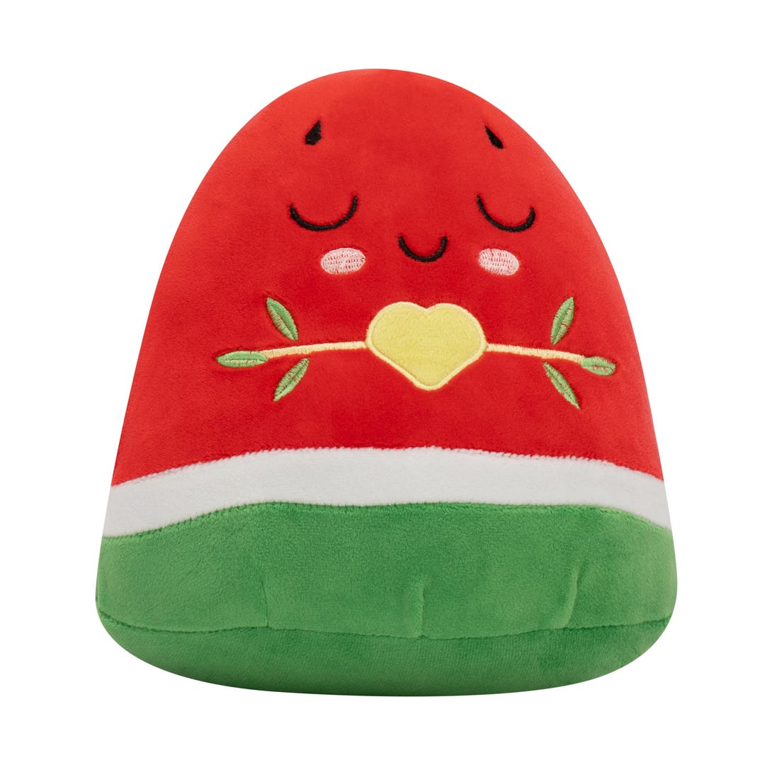 Watermelon Plushie - 20cm Soft Cuddly Pillow Adorable Fruit Plush ...