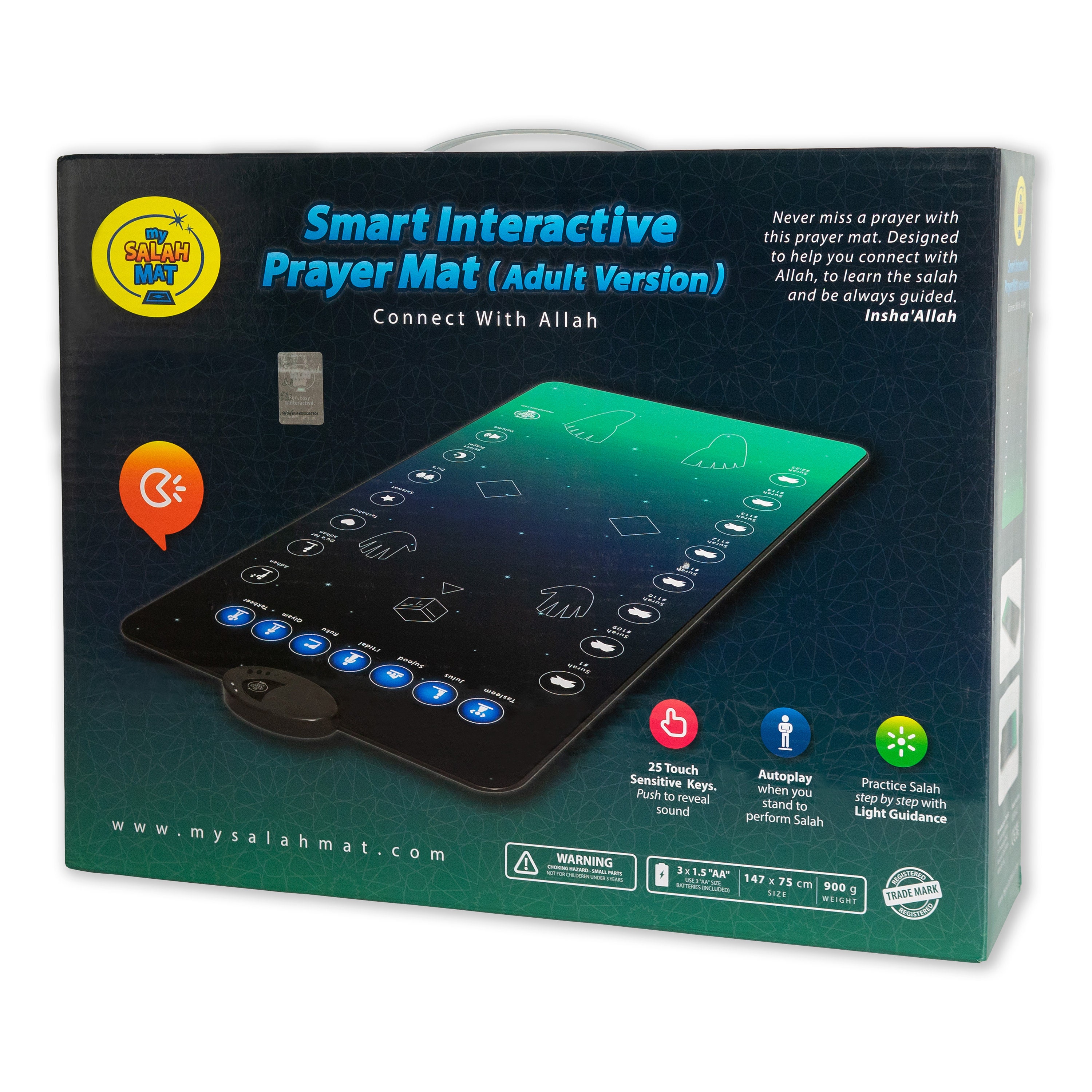 Adult Prayer Mat Smart Prayer Mat Educational Tool Learn to Pray ...