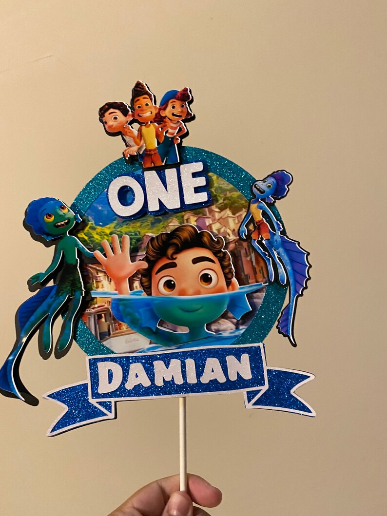 Luca Cake Topper Luca Party Theme Luca Birthday - Etsy