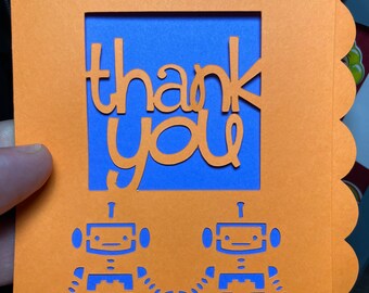 Robot Thank You | Etsy