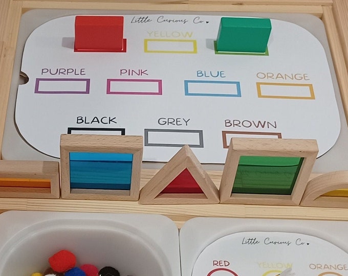Flisat Color Wheel Insert / Color Wheel Coin Drop Lid / Trofast Bin ...