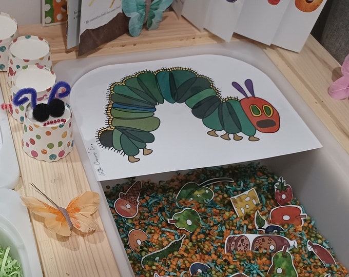 Printable Trofast Flisat Lid Insert, the Very Hungry Caterpillar ...