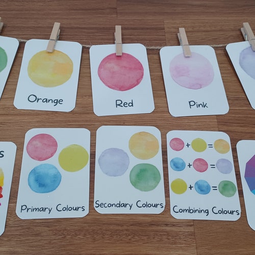 Printable Kids Flash Cards Montessori Learn Sunflower - Etsy