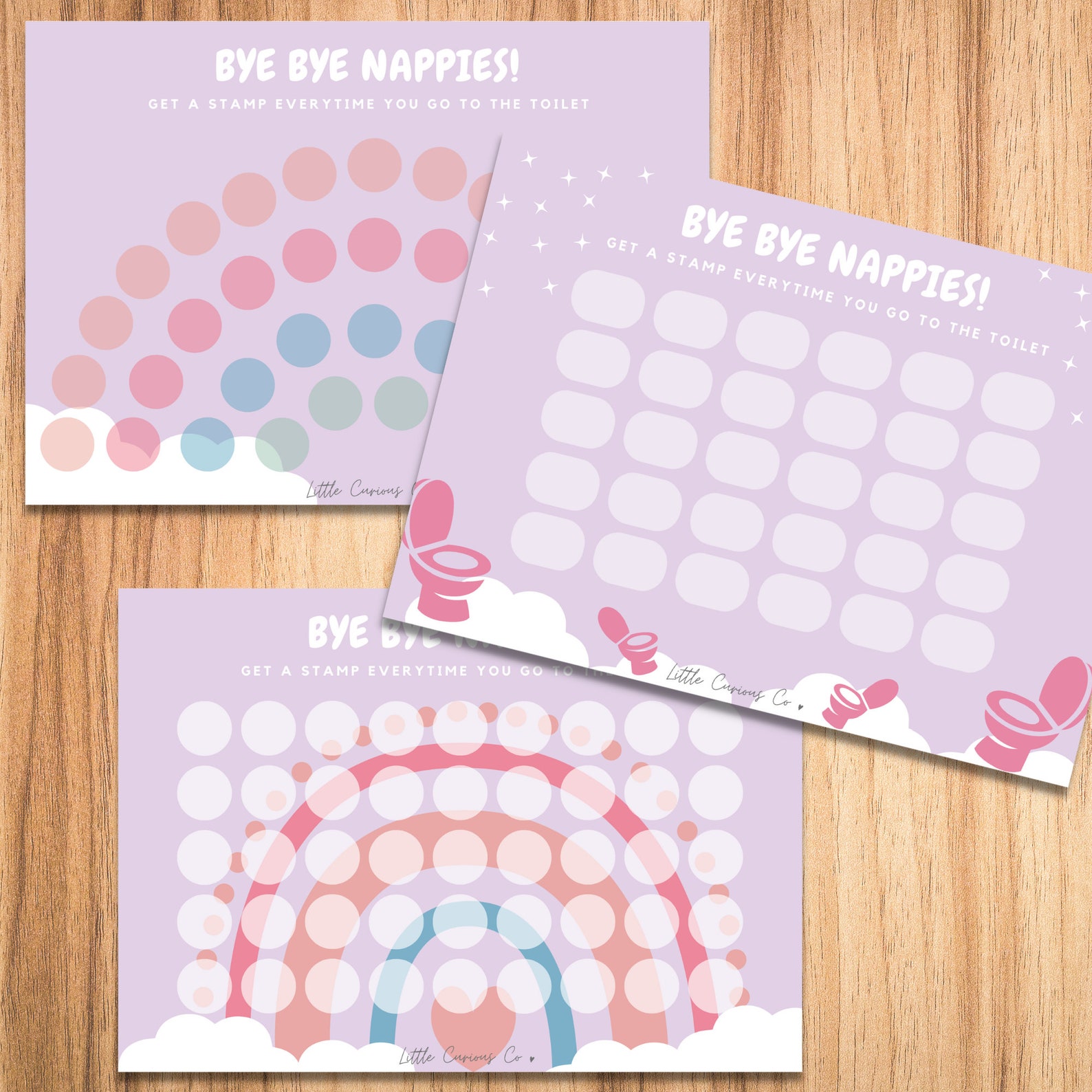 Printable Potty Training Chart, Toilet Stamp Activity, Montessori ...