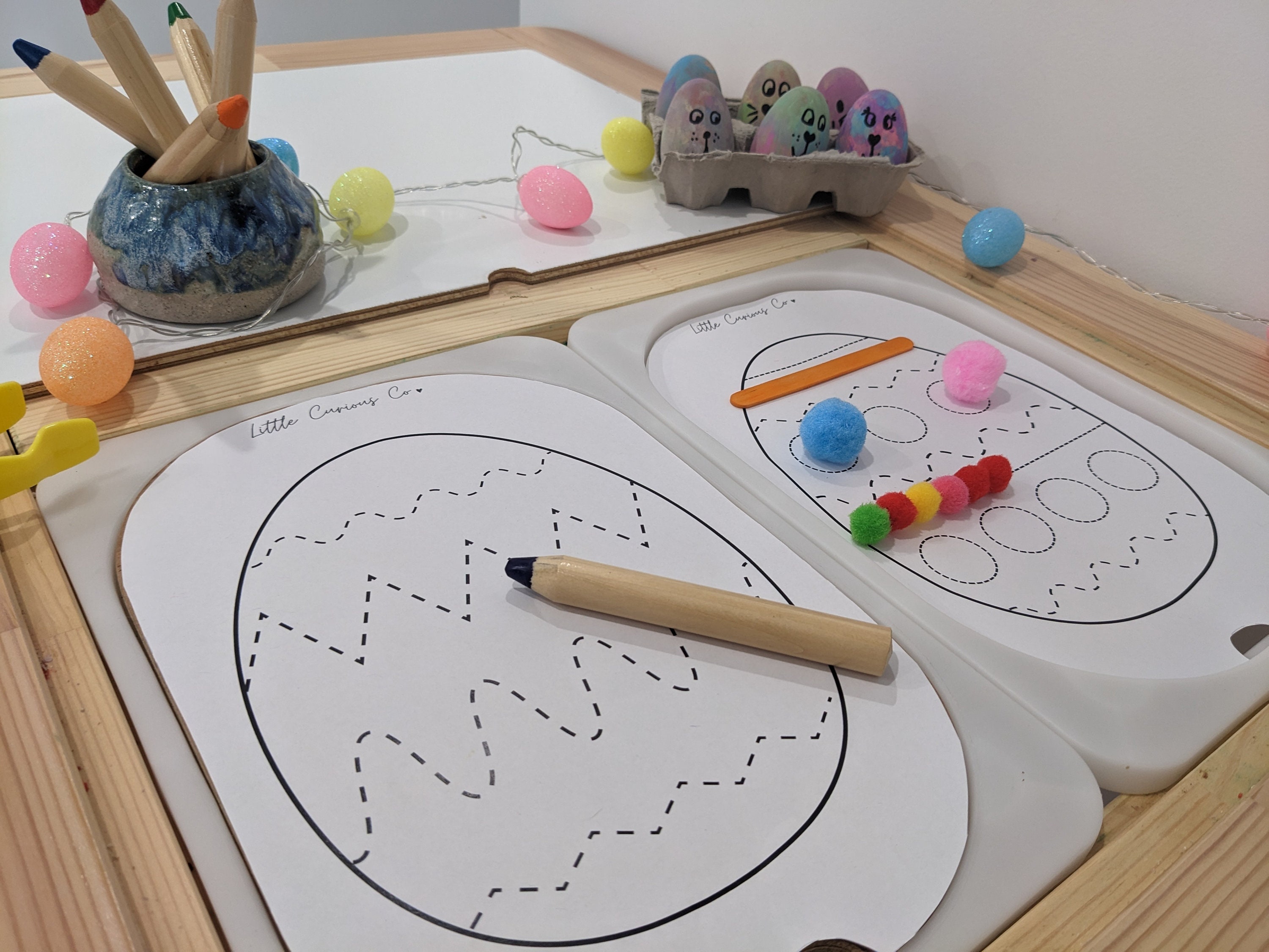 Printable Trofast Flisat Lid Insert, Easter Game, Homeschool Learn ...