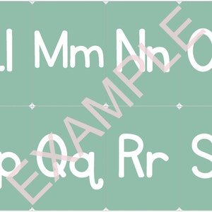 Printable Alphabet Montessori Cards Preschool Curriculum - Etsy