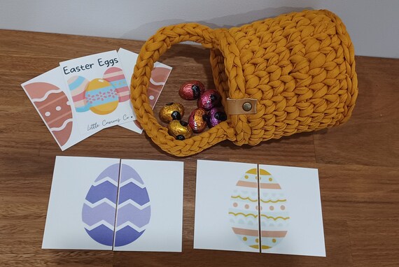 Easter Egg Matching Cards Preschool Curriculum Homeschool | Etsy