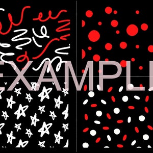 Printable Kids Black, White Red Flash Cards, Montessori Learn High ...