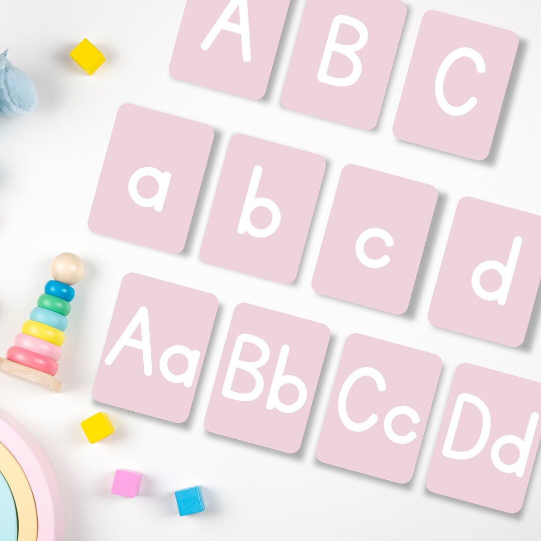 Printable Alphabet Montessori Cards, Preschool Curriculum, Homeschool ...