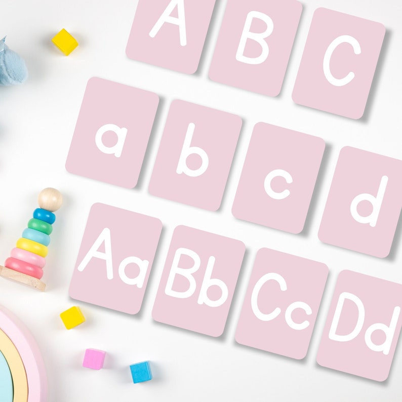 Printable Alphabet Montessori Cards, Preschool Curriculum, Homeschool ...