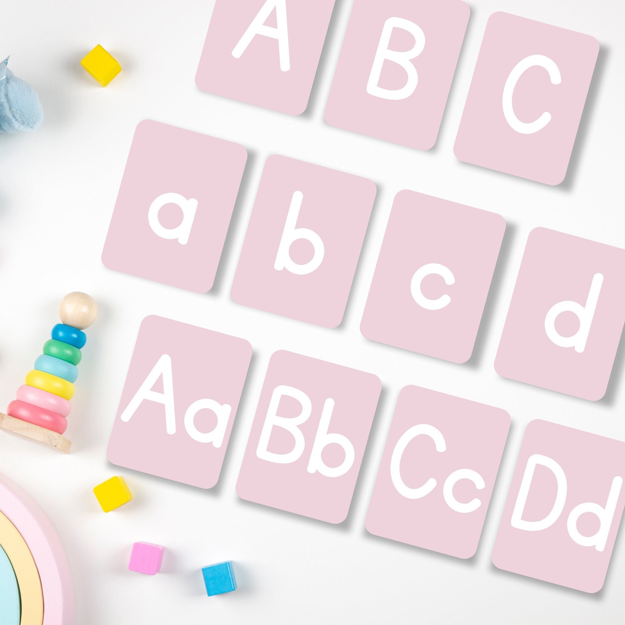 Printable Alphabet Montessori Cards, Preschool Curriculum, Homeschool ...