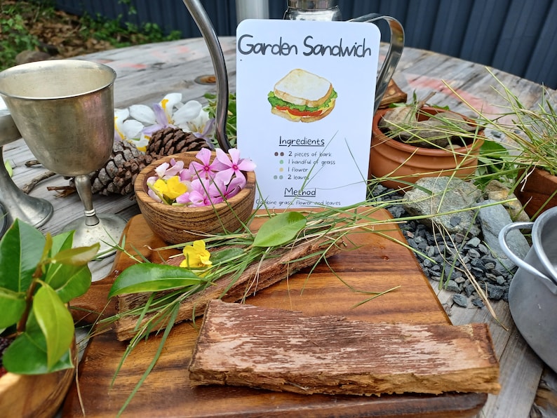 Printable Mud Kitchen Cards Homeschool Learning Numbers | Etsy