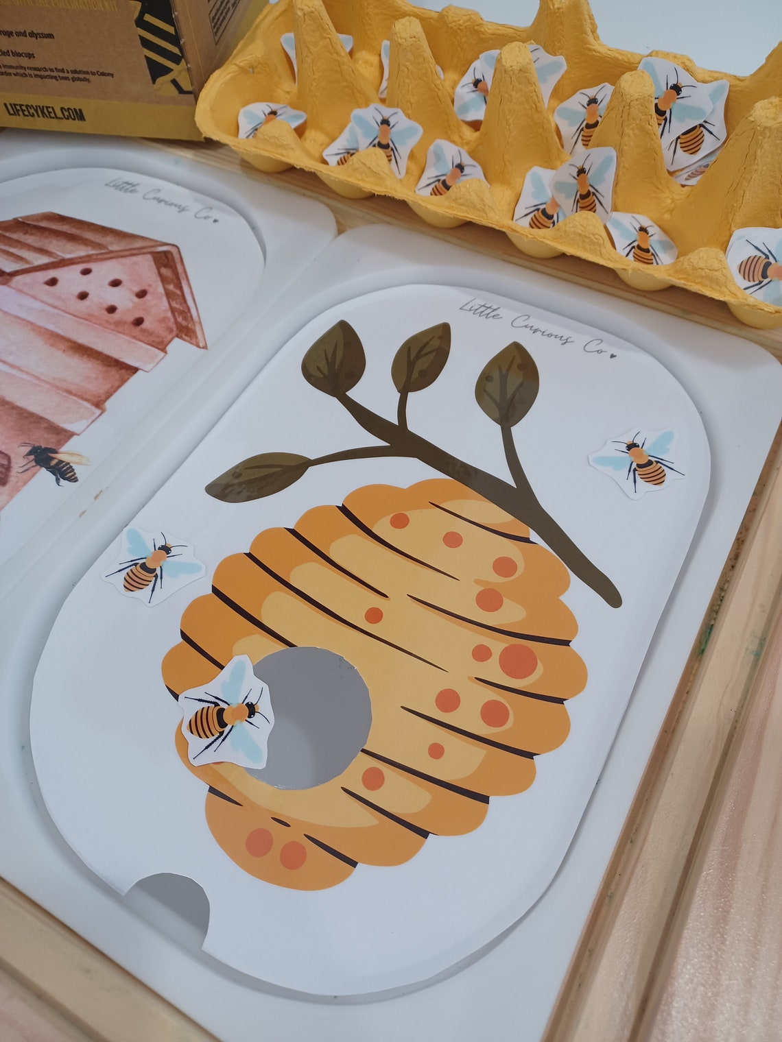 Printable Trofast Flisat Lid Hive Insert Montessori Post - Etsy