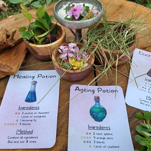 Printable Mud Kitchen Cards Homeschool Learning Numbers - Etsy