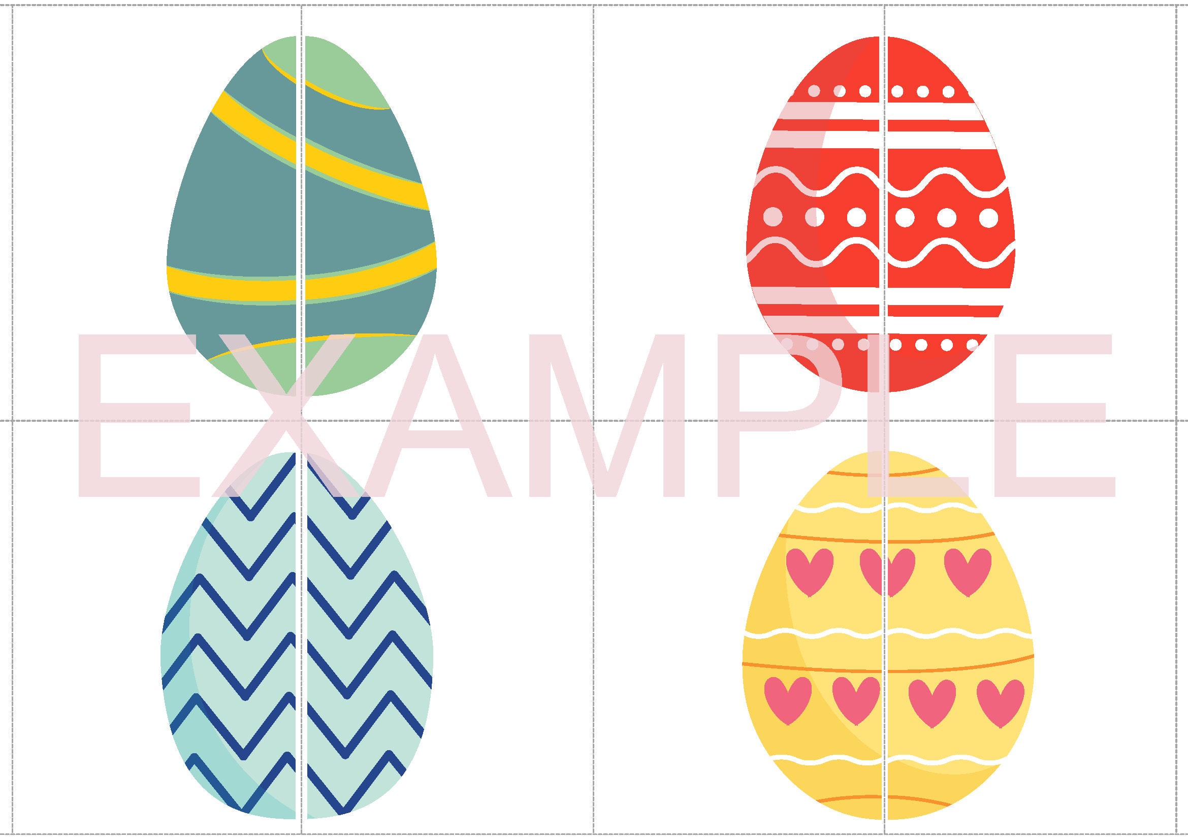 Easter Egg Matching Cards Preschool Curriculum Homeschool - Etsy