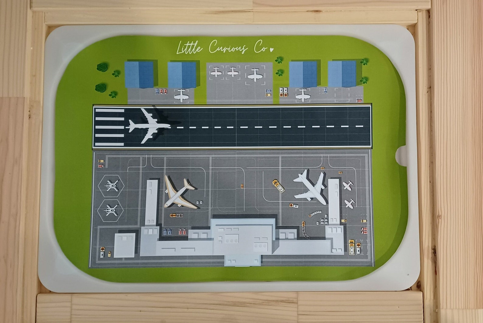 Printable Trofast Flisat Lid Insert Airport Runway - Etsy