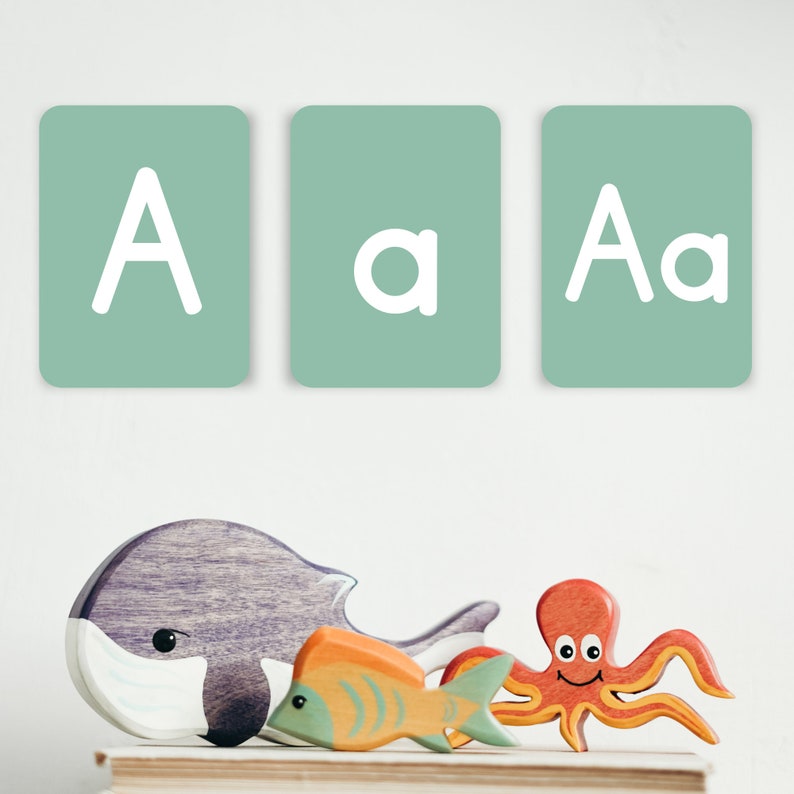 Printable Alphabet Montessori Cards, Preschool Curriculum, Homeschool ...