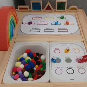 Printable Trofast Flisat Lid Insert, Homeschool Learning, Montessori ...