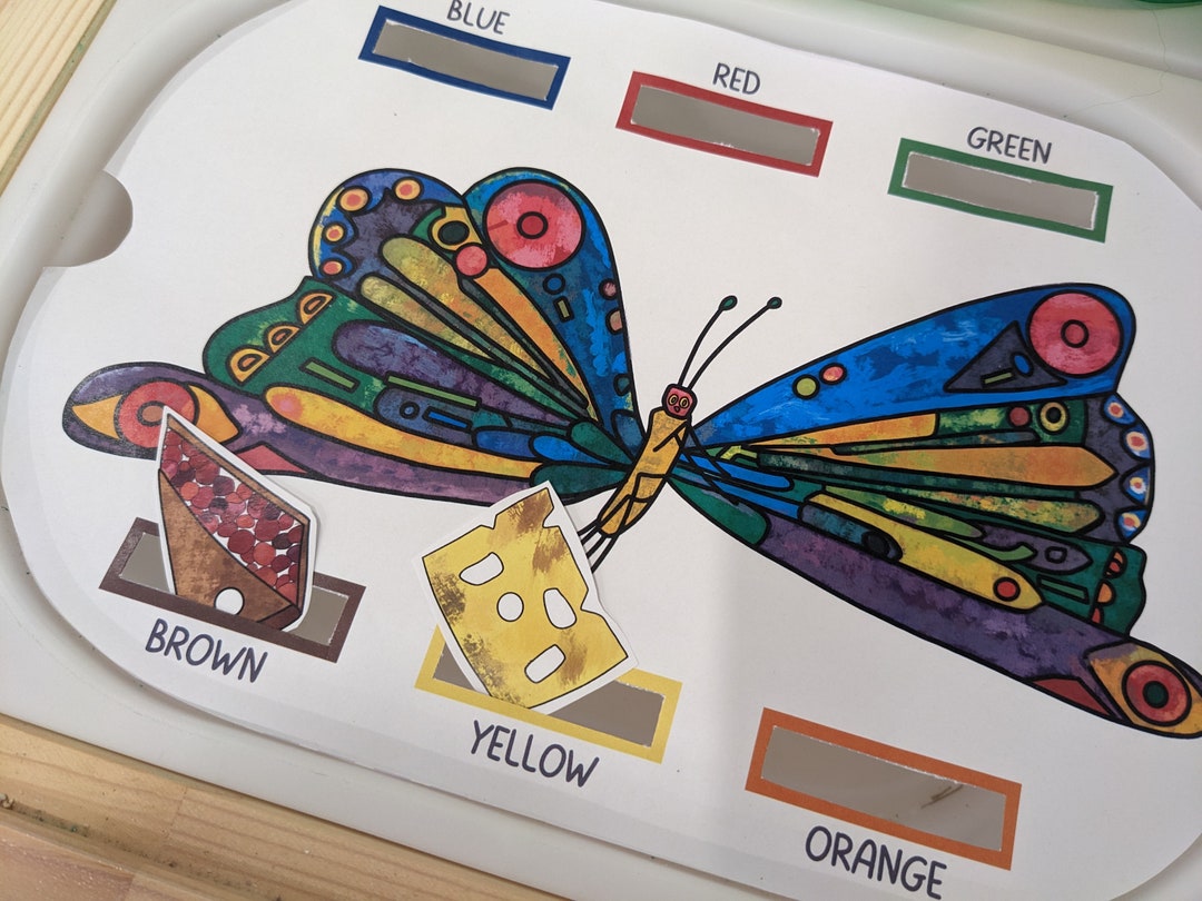 Printable Trofast Flisat Lid Insert, the Very Hungry Caterpillar ...