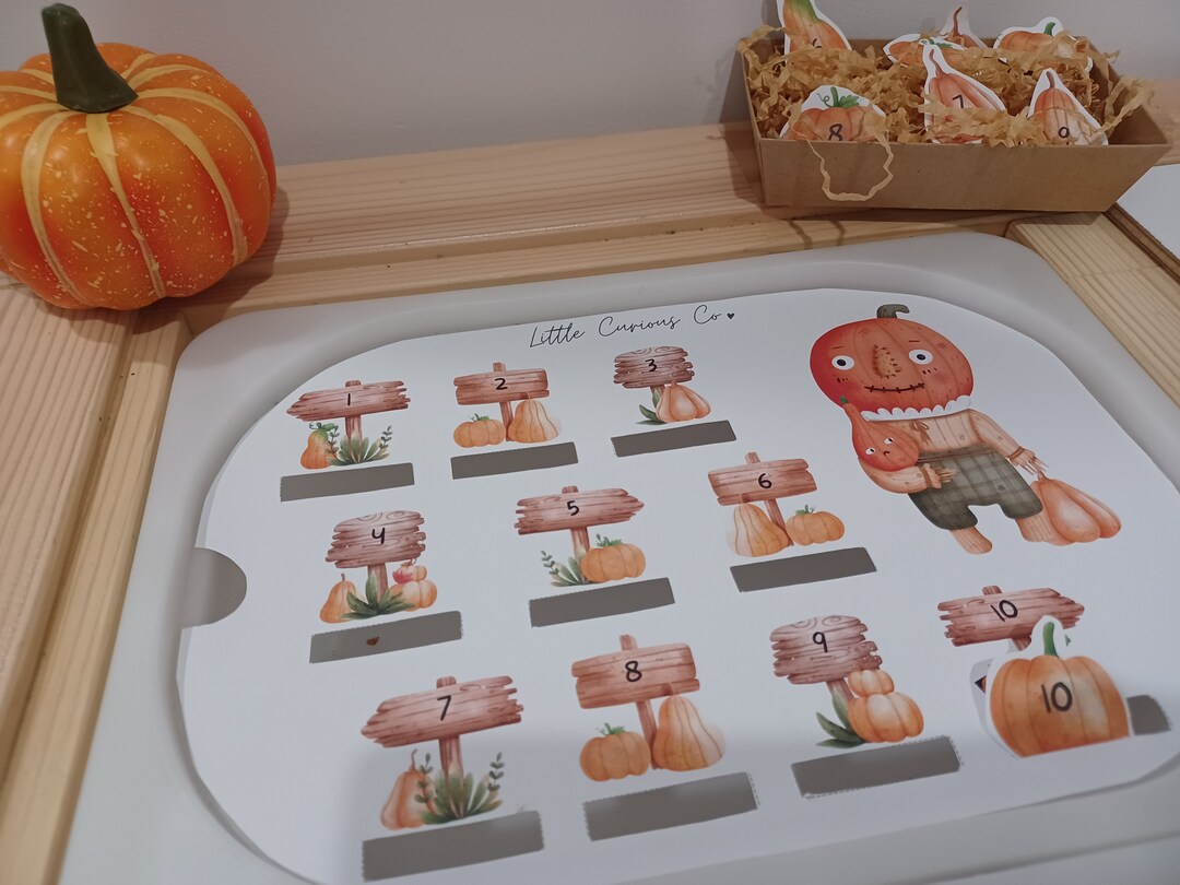 Printable Trofast Flisat Lid Insert, Montessori Learn Numbers ...