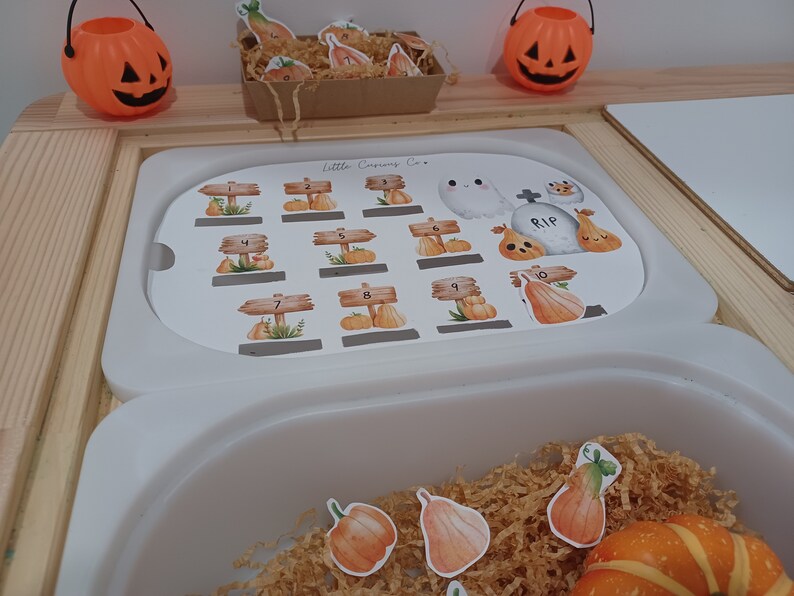 Printable Trofast Flisat Lid Insert, Montessori Learn Numbers ...