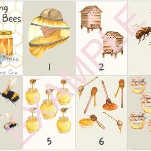 Printable Preschool Learning Bundle, Montessori Learn Bees, Homeschool ...