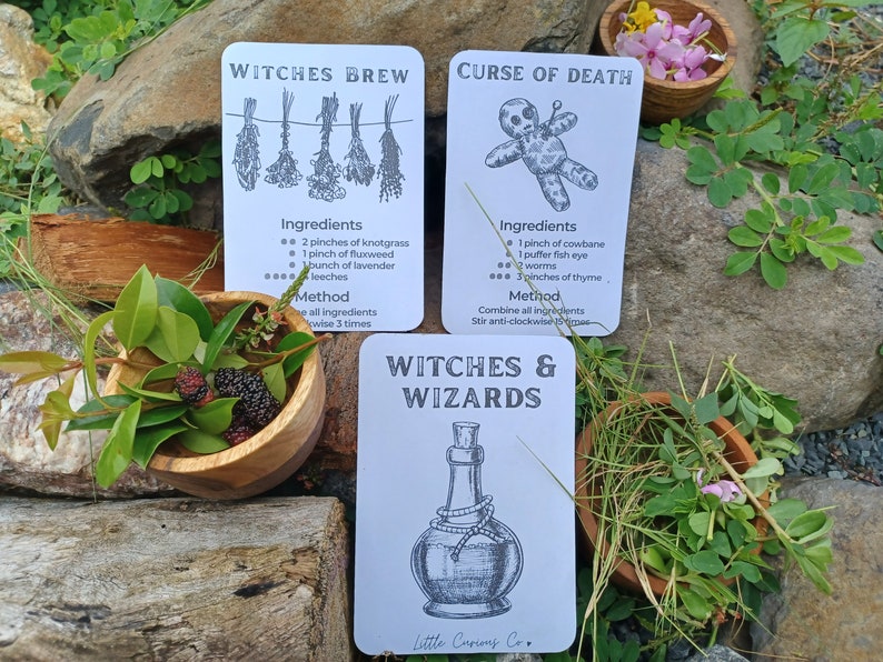 Bundle Printable Mud Kitchen Potion Card Homeschool Learning - Etsy Canada