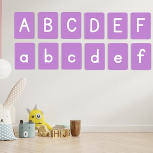 Printable Alphabet Montessori Cards, Preschool Curriculum, Homeschool ...