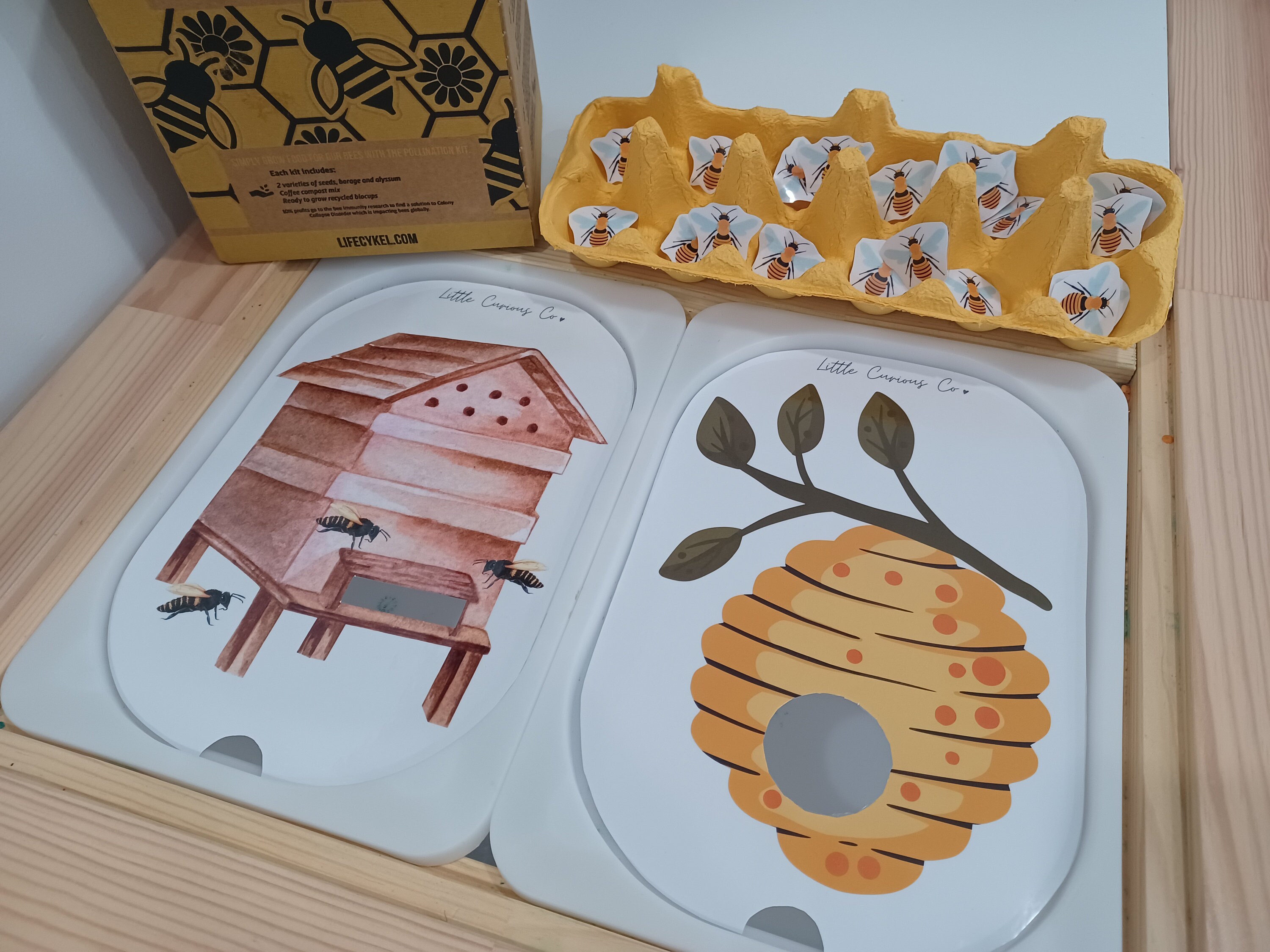 Printable Trofast Flisat Lid Hive Insert, Montessori Post Homeschool ...