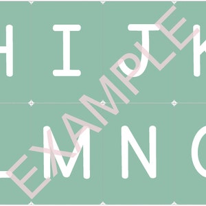 Printable Alphabet Montessori Cards Preschool Curriculum | Etsy